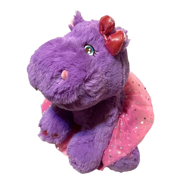 Hallmark | Toys | Hallmark Plush Purple Hippo Darla Stuffed Plush Hippo ...